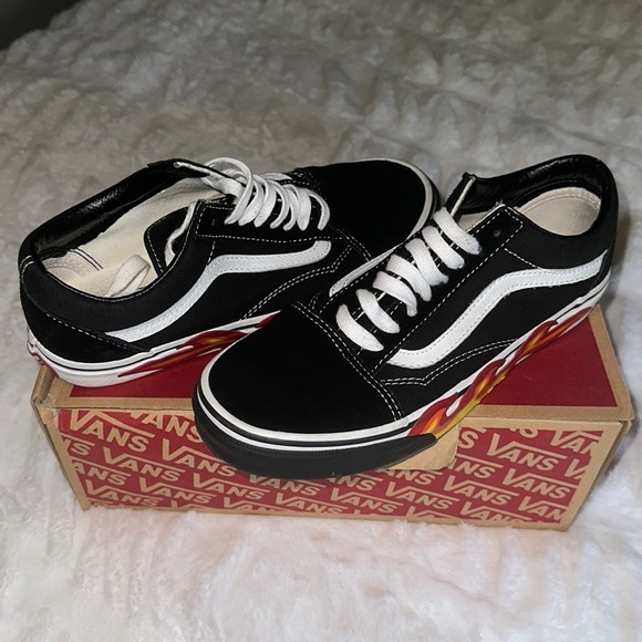 Vans | Shoes | Fire Flame Vans | Poshmark